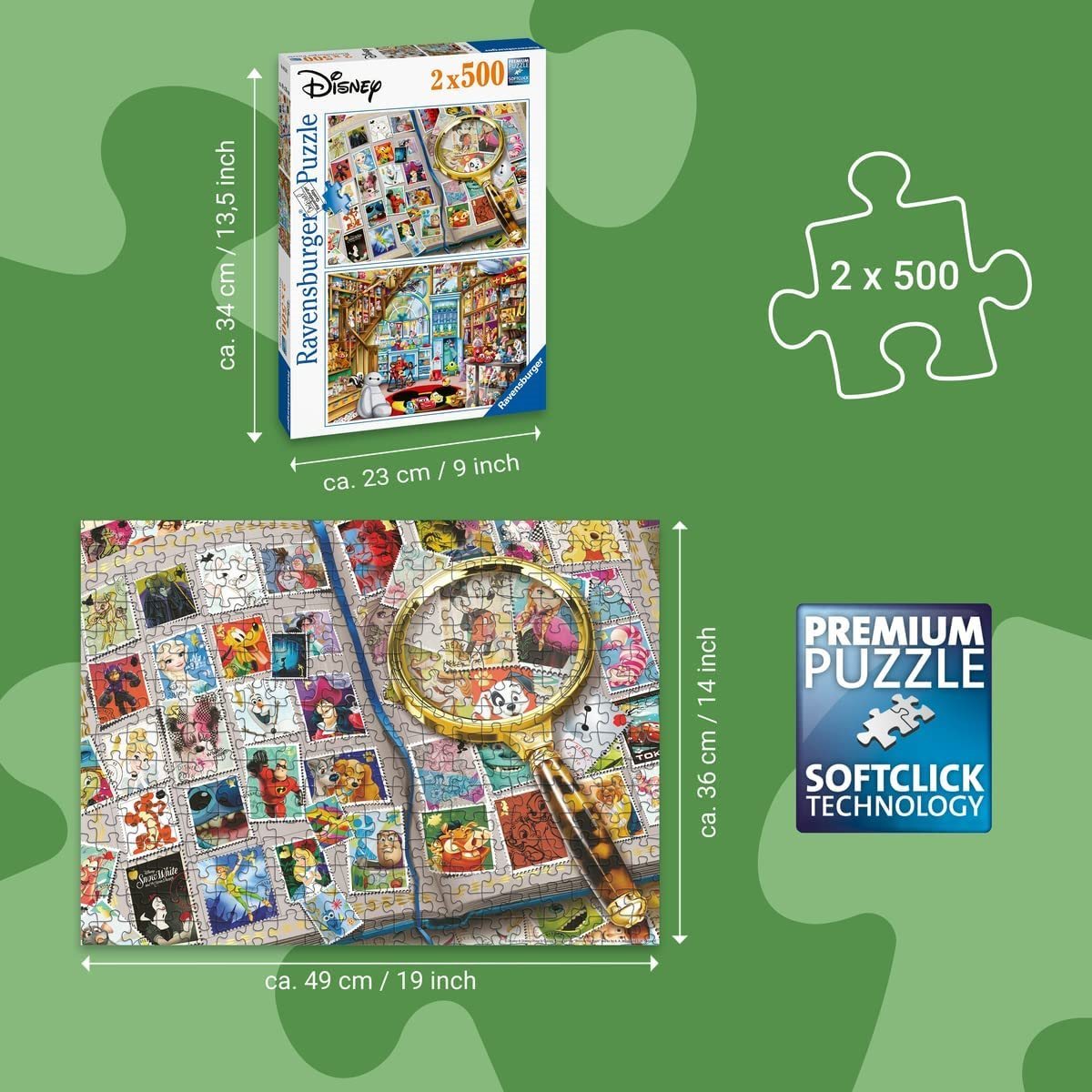 Ravensburger Puzzle Disney Klasika 2x500 Dílků E Shop Maxmax Cz