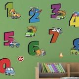 Samolepky Písmena a číslice – Vzdělávací samolepky pro děti | MAXMAX.cz